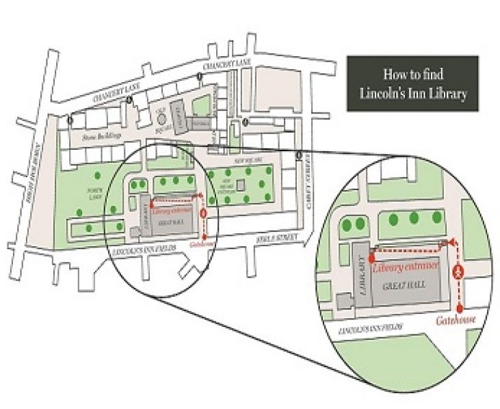 Map & Opening Hours - Lincoln's Inn